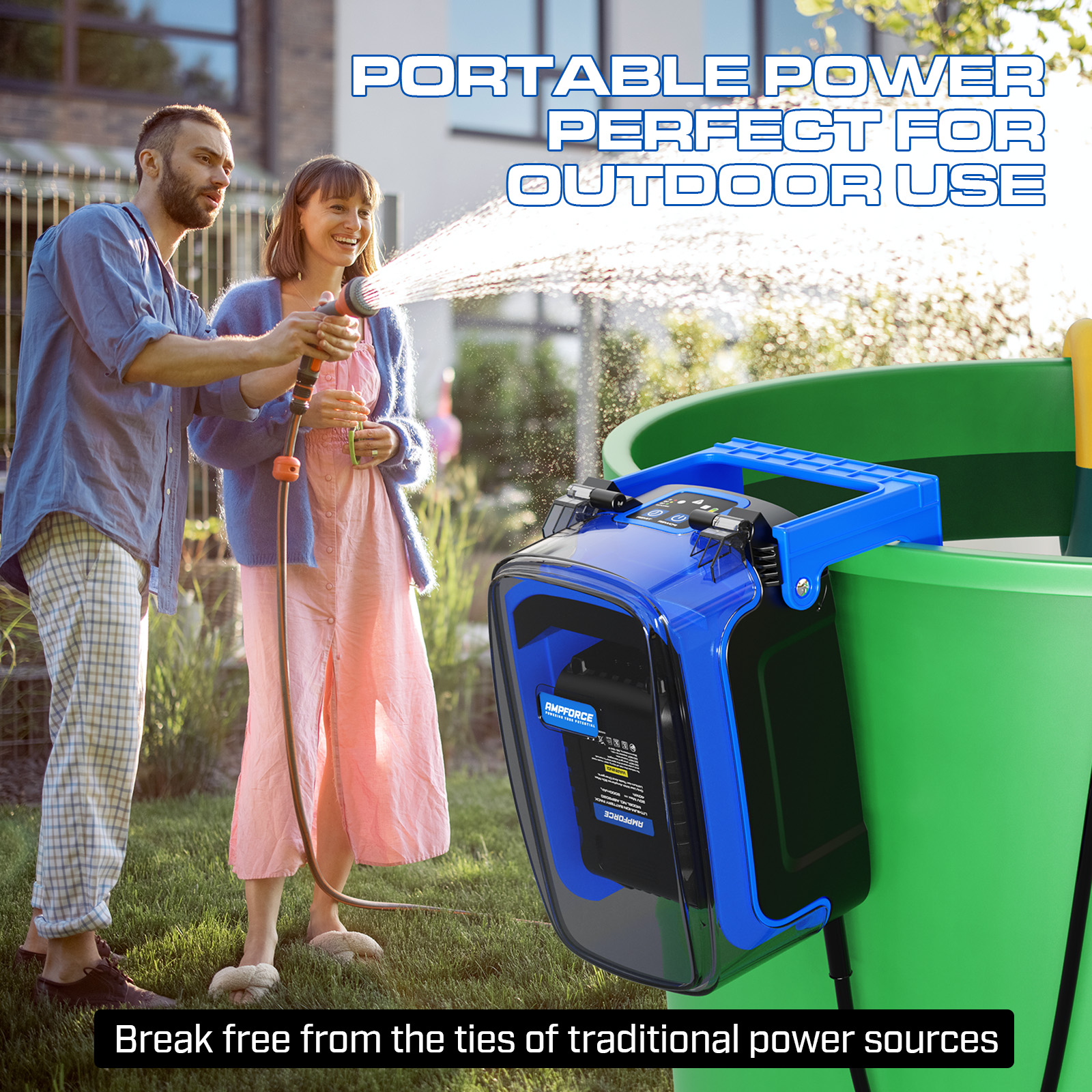 20V Cordless Submersible Water Transfer Pump - ampforce
